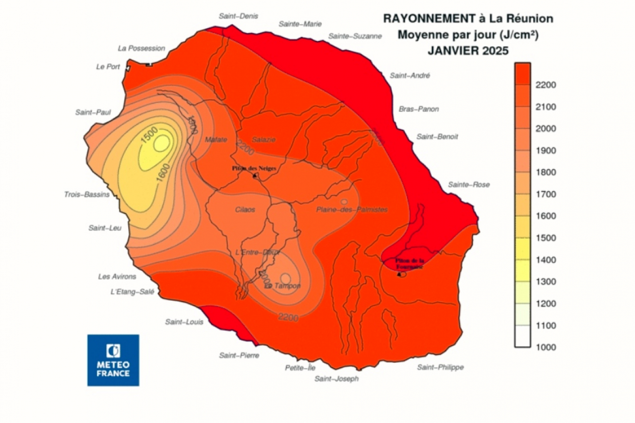 BULLETIN CLIMATIQUE MENSUEL DE LA RÉUNION - JANVIER 2025 par Météo ...